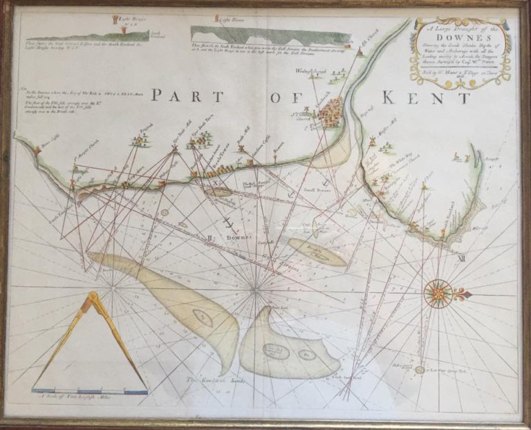 Map Goodwins - Goodwin Sands SOS